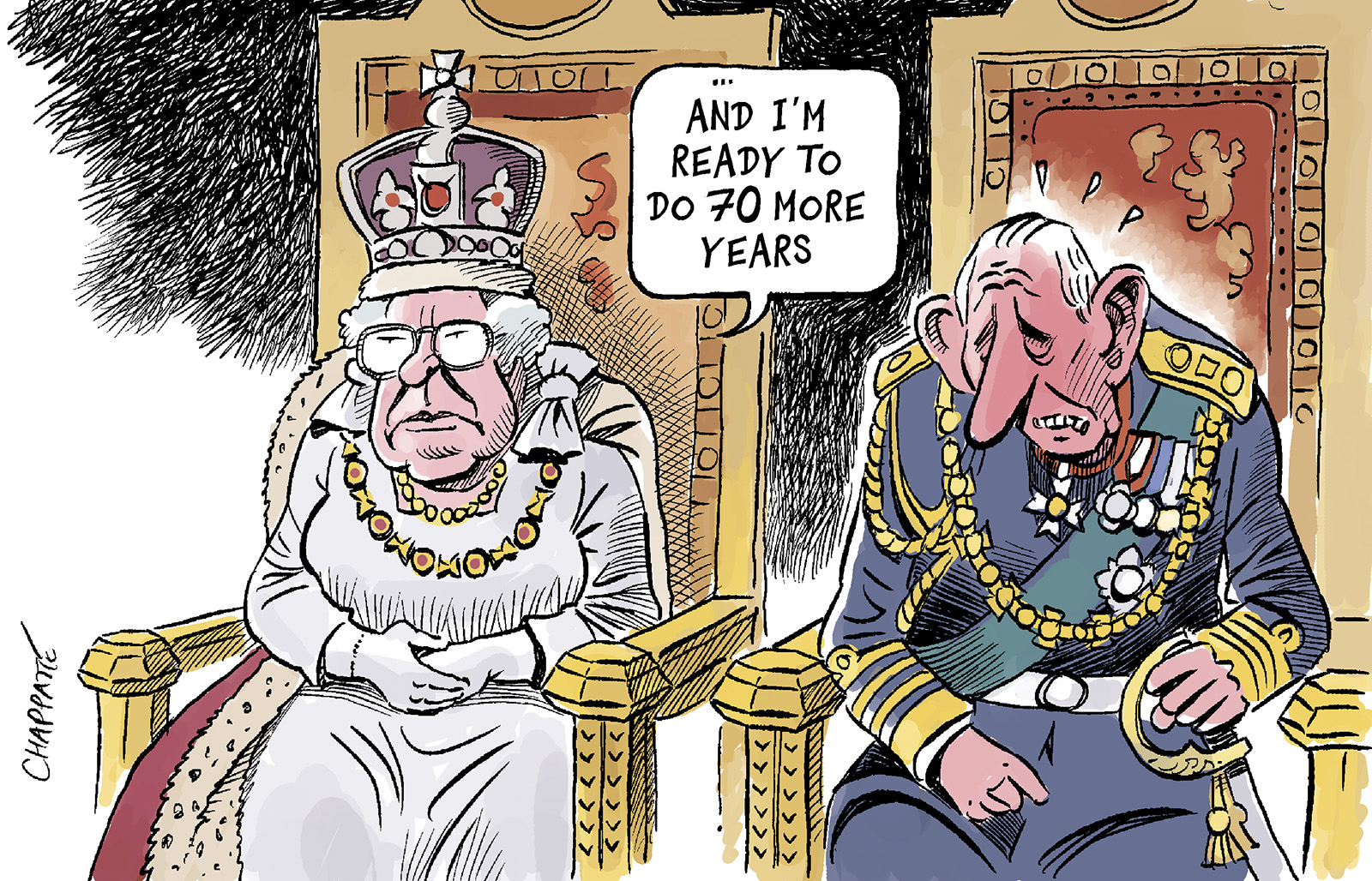 Le Long Reign Of Elizabeth II Globecartoon Political Cartoons Le Long Reign Of Elizabeth II Globecartoon Political Cartoons