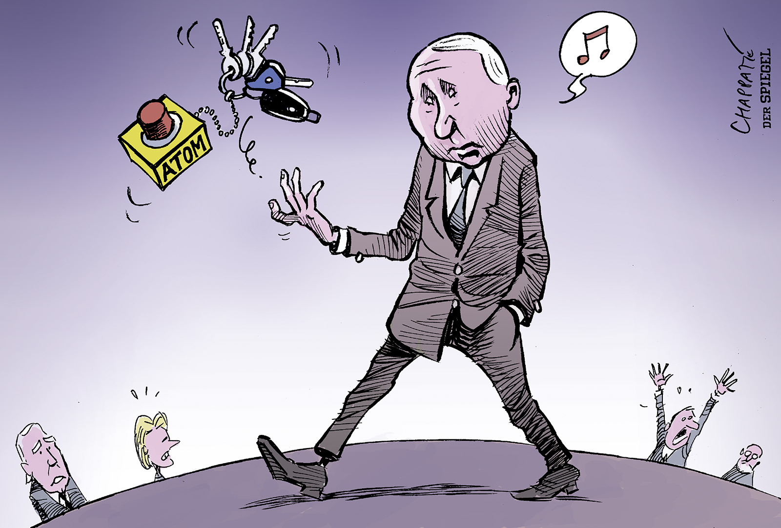 Don't drop the keys! | Globecartoon - Political Cartoons - Patrick ...