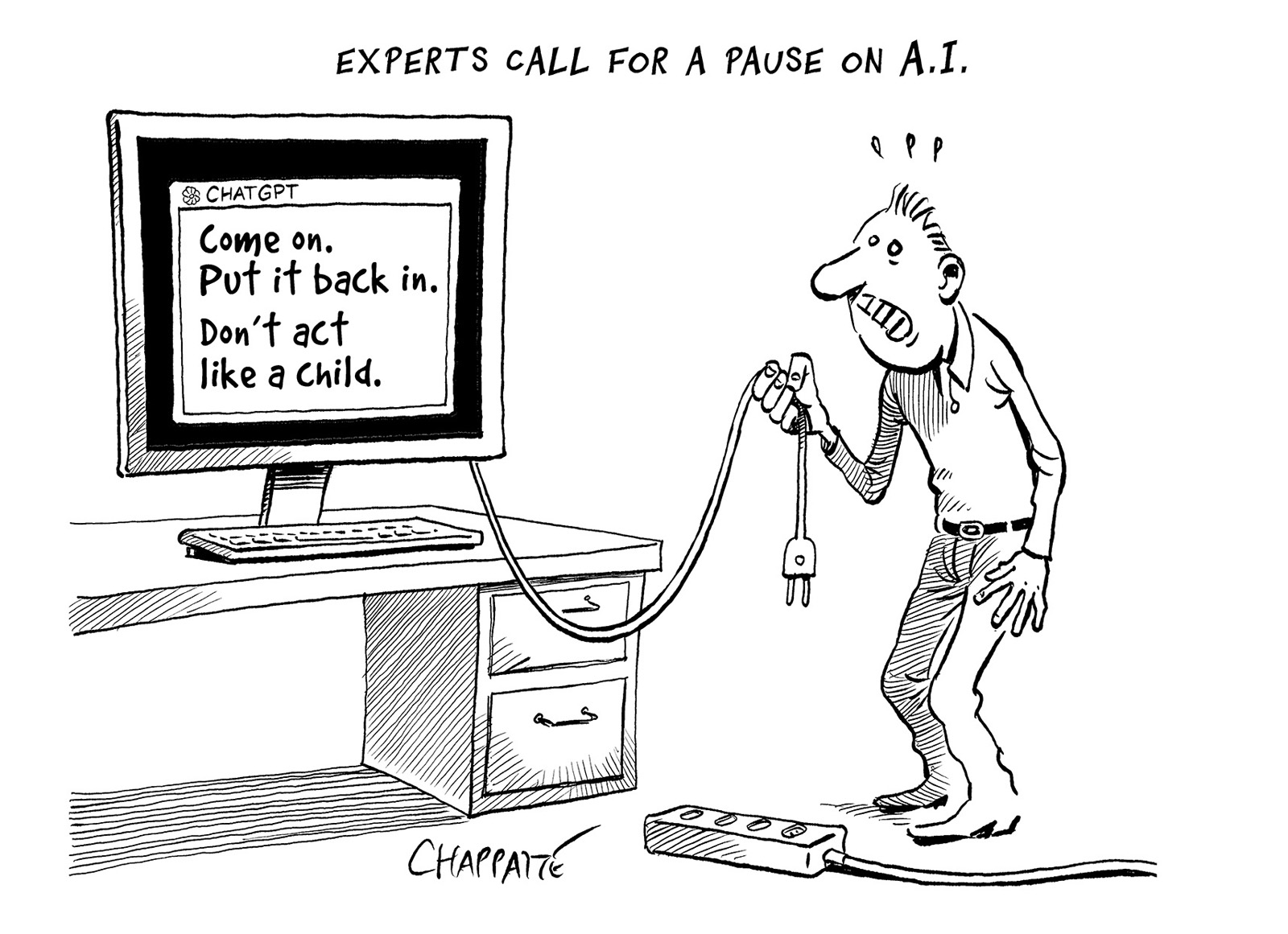 Can artificial intelligence be stopped? | Globecartoon - Political ...