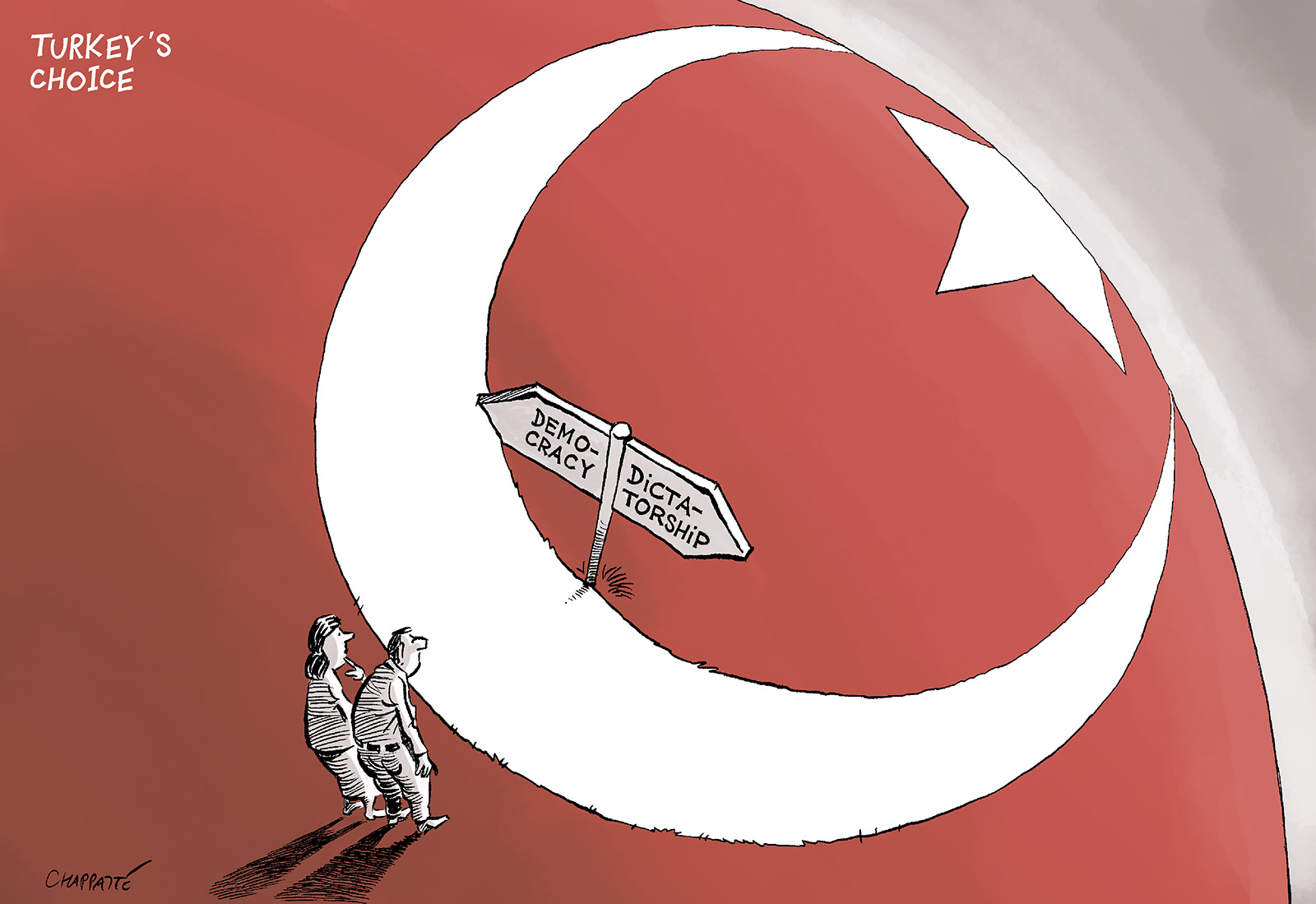 Turkey's choice | Globecartoon - Political Cartoons - Patrick Chappatte