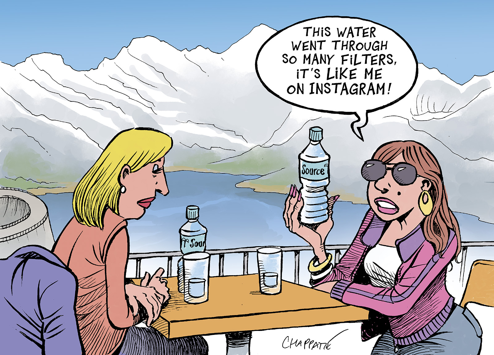 How natural is your mineral water? | Globecartoon - Political Cartoons ...
