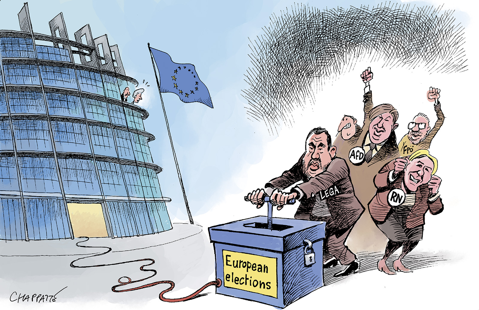 The new force in Europe | Globecartoon - Political Cartoons - Patrick ...