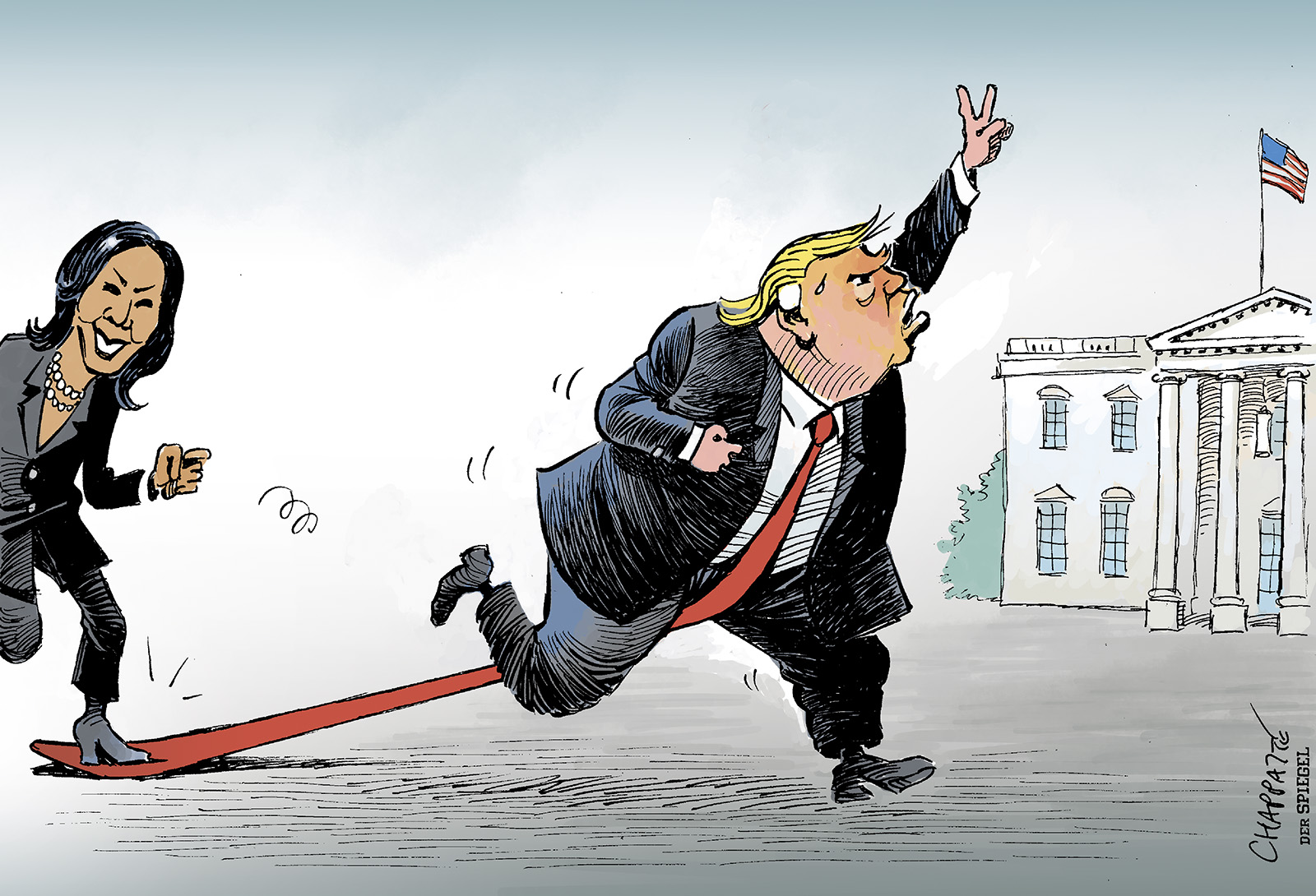 The Kamala factor | Globecartoon - Political Cartoons - Patrick Chappatte