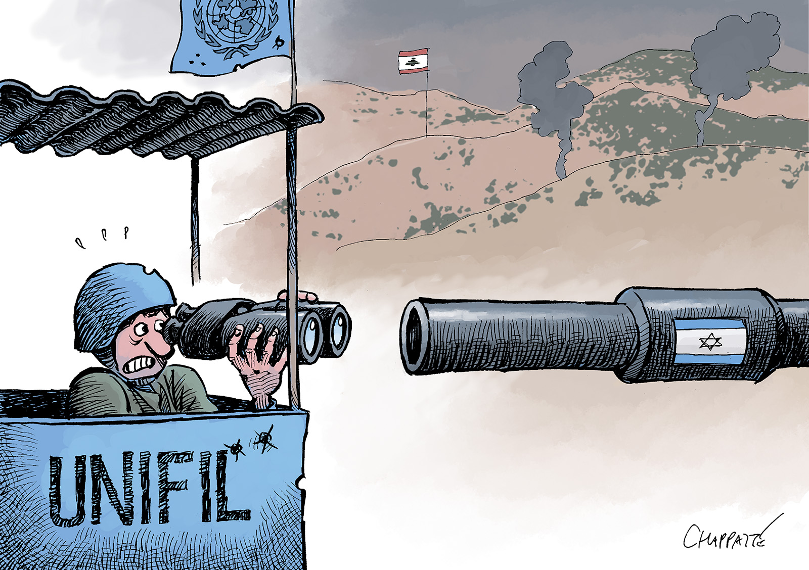 UNIFIL targeted in Lebanon | Globecartoon - Political Cartoons ...
