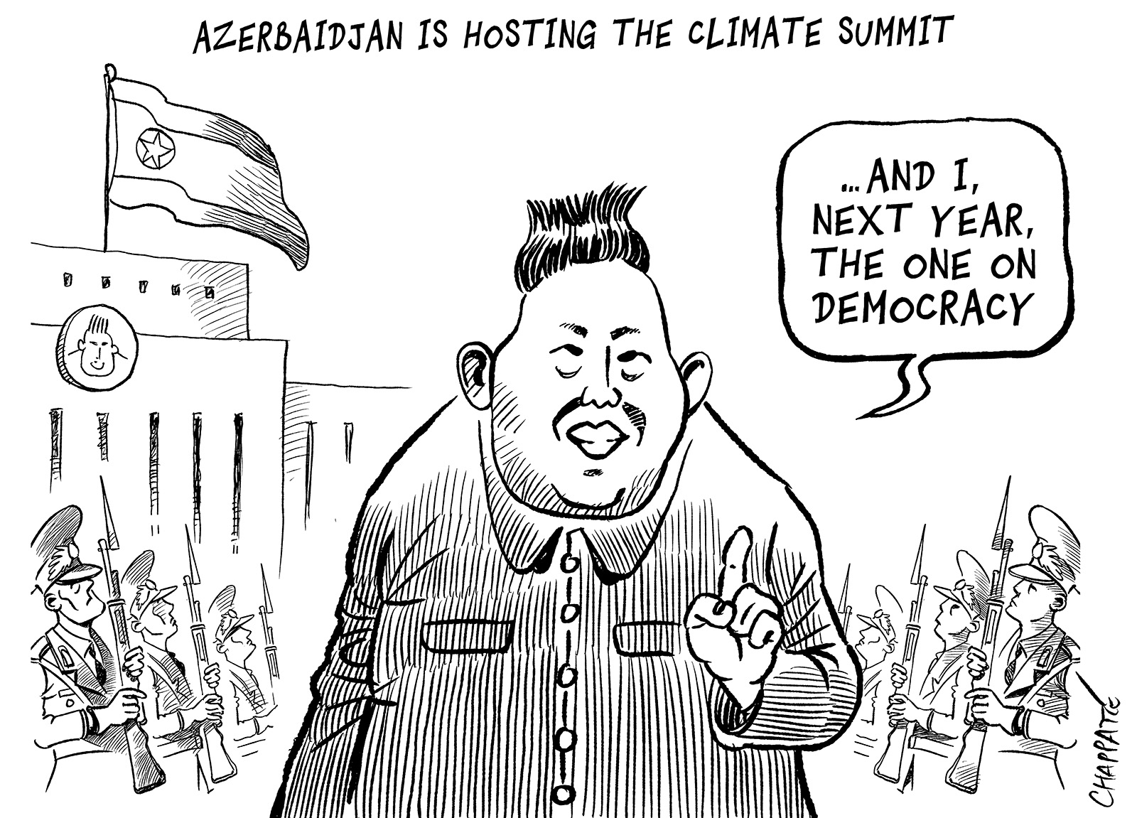 COP 29 as seen from Pyongyang | Globecartoon - Political Cartoons ...