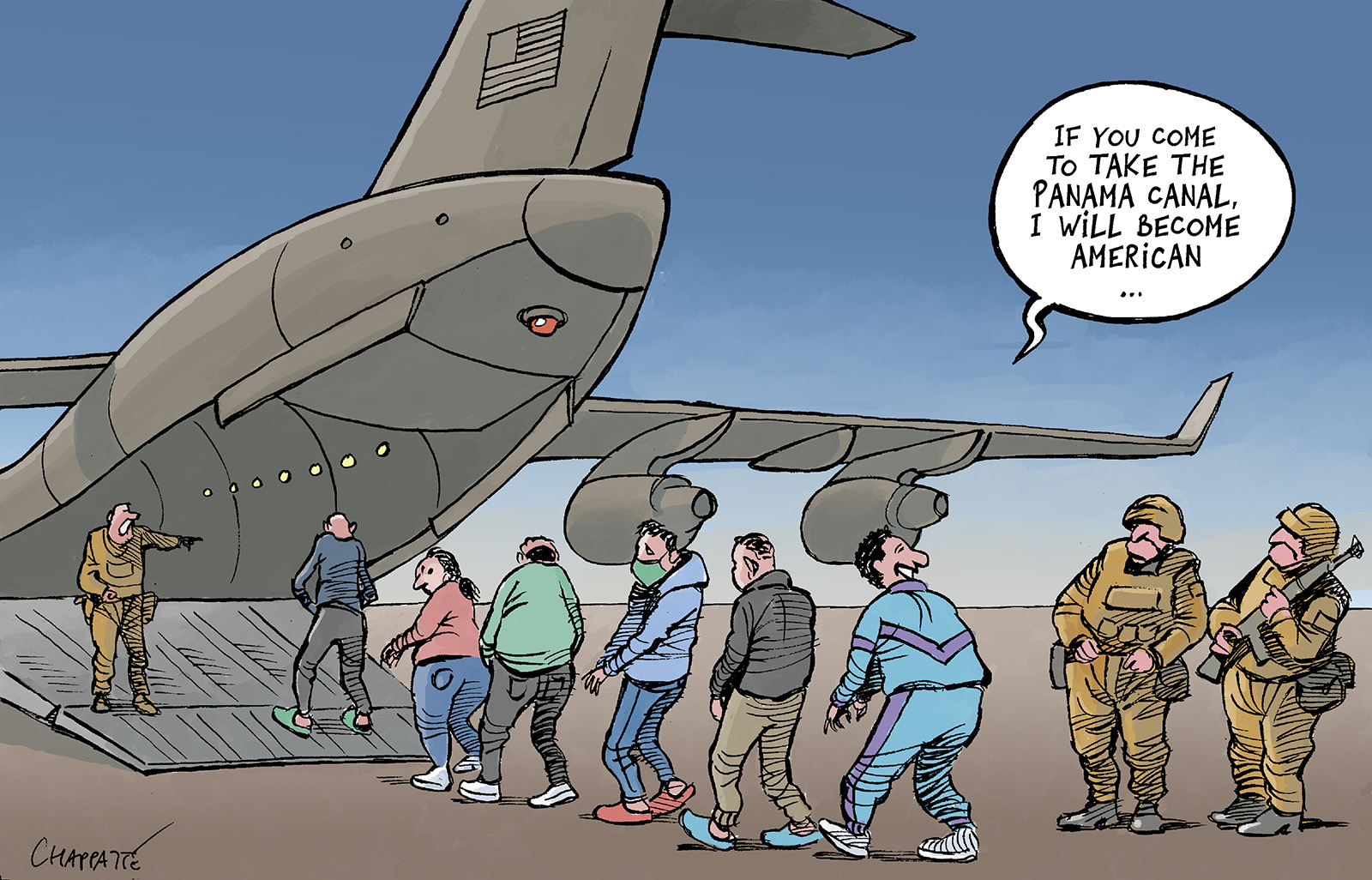 Deportations to South America | Globecartoon - Political Cartoons ...