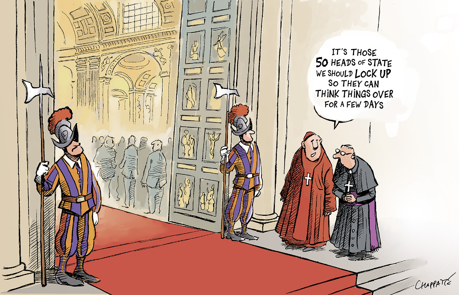 After the pope's funeral | Globecartoon - Political Cartoons - Patrick ...