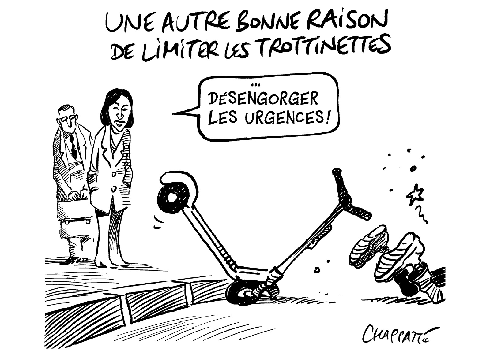 Une raison de limiter les trotinettes électriques | Globecartoon ...