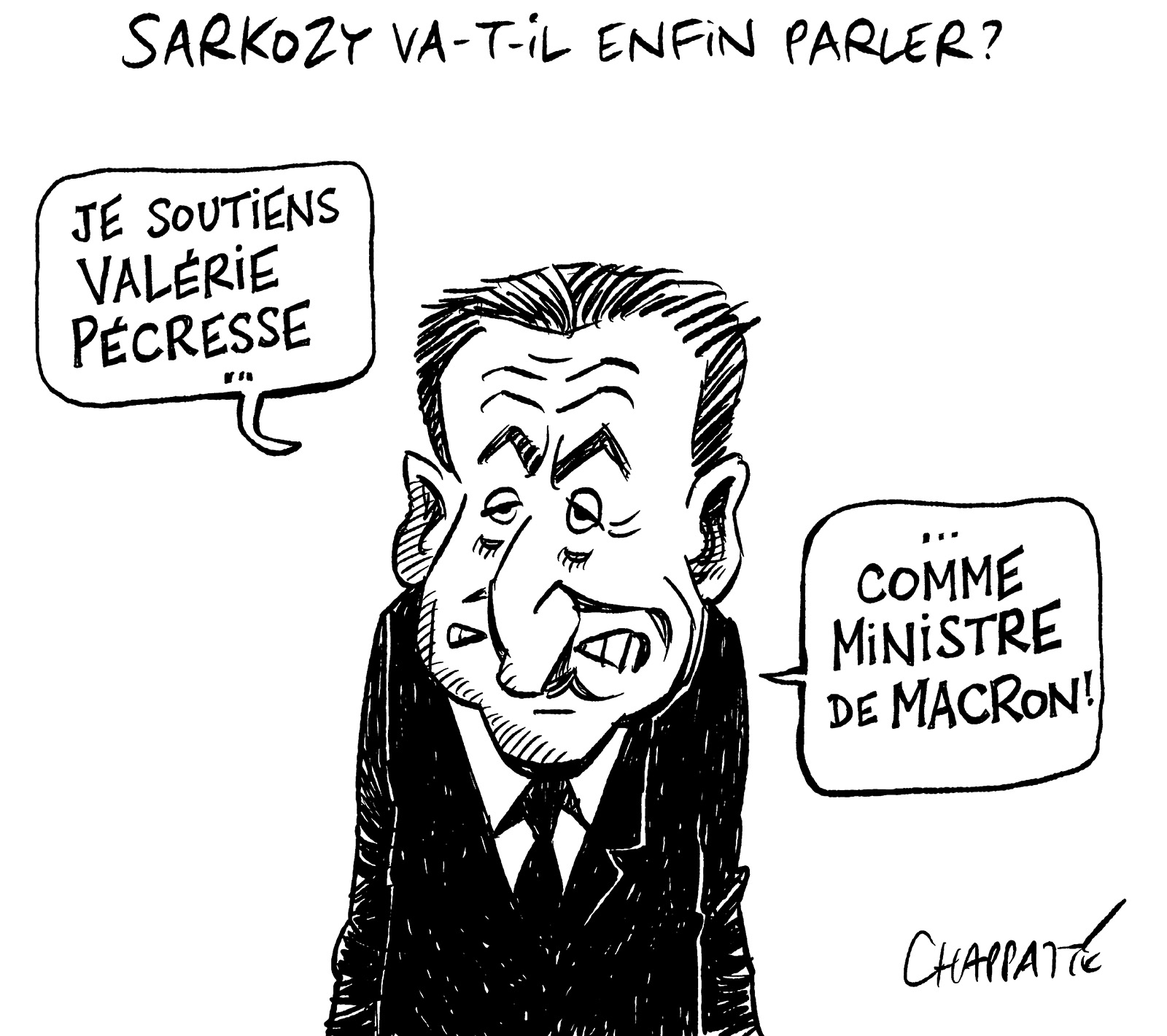 Sarko va-t-il enfin parler? | Globecartoon - Political Cartoons ...