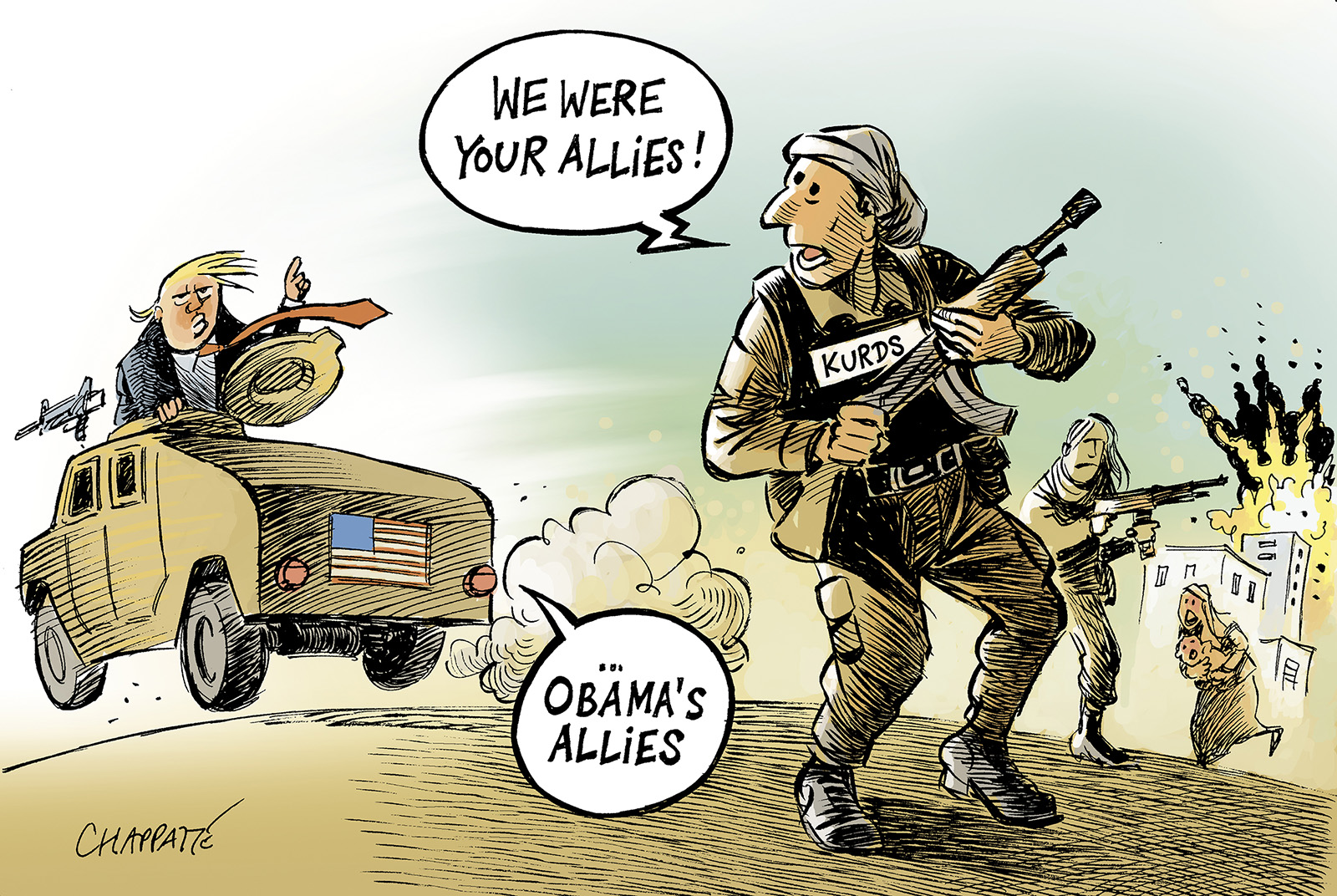 The abandonment of Syria’s Kurds | Globecartoon - Political Cartoons ...