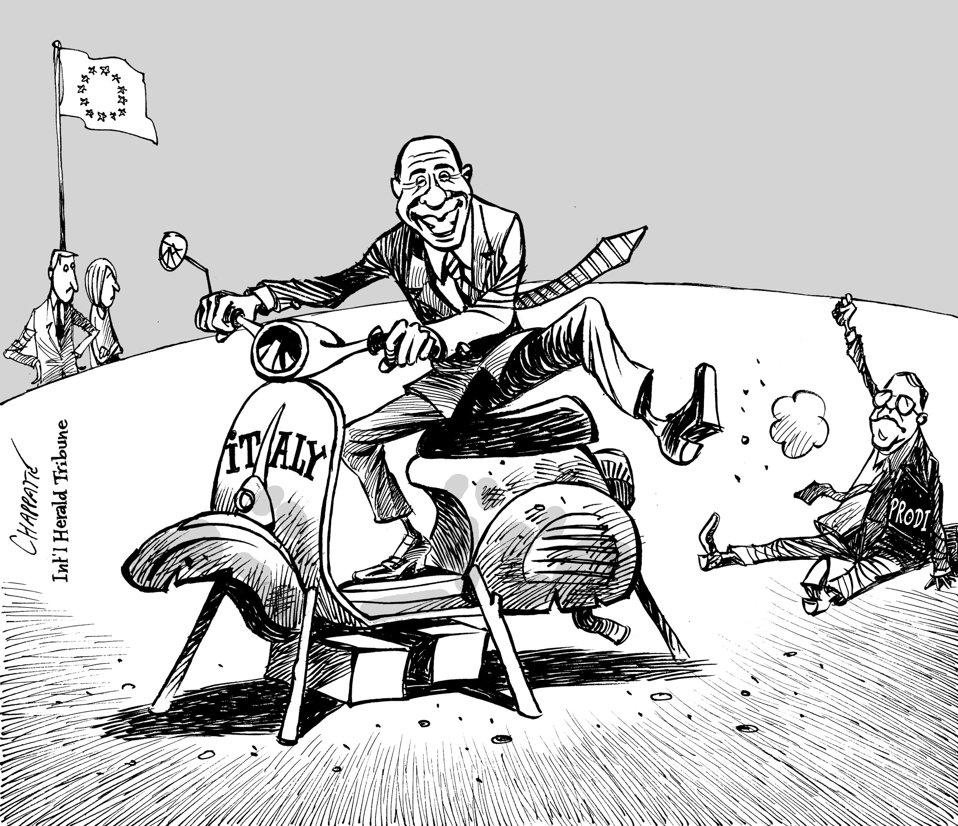 Berlusconi again! | Globecartoon - Political Cartoons - Patrick Chappatte