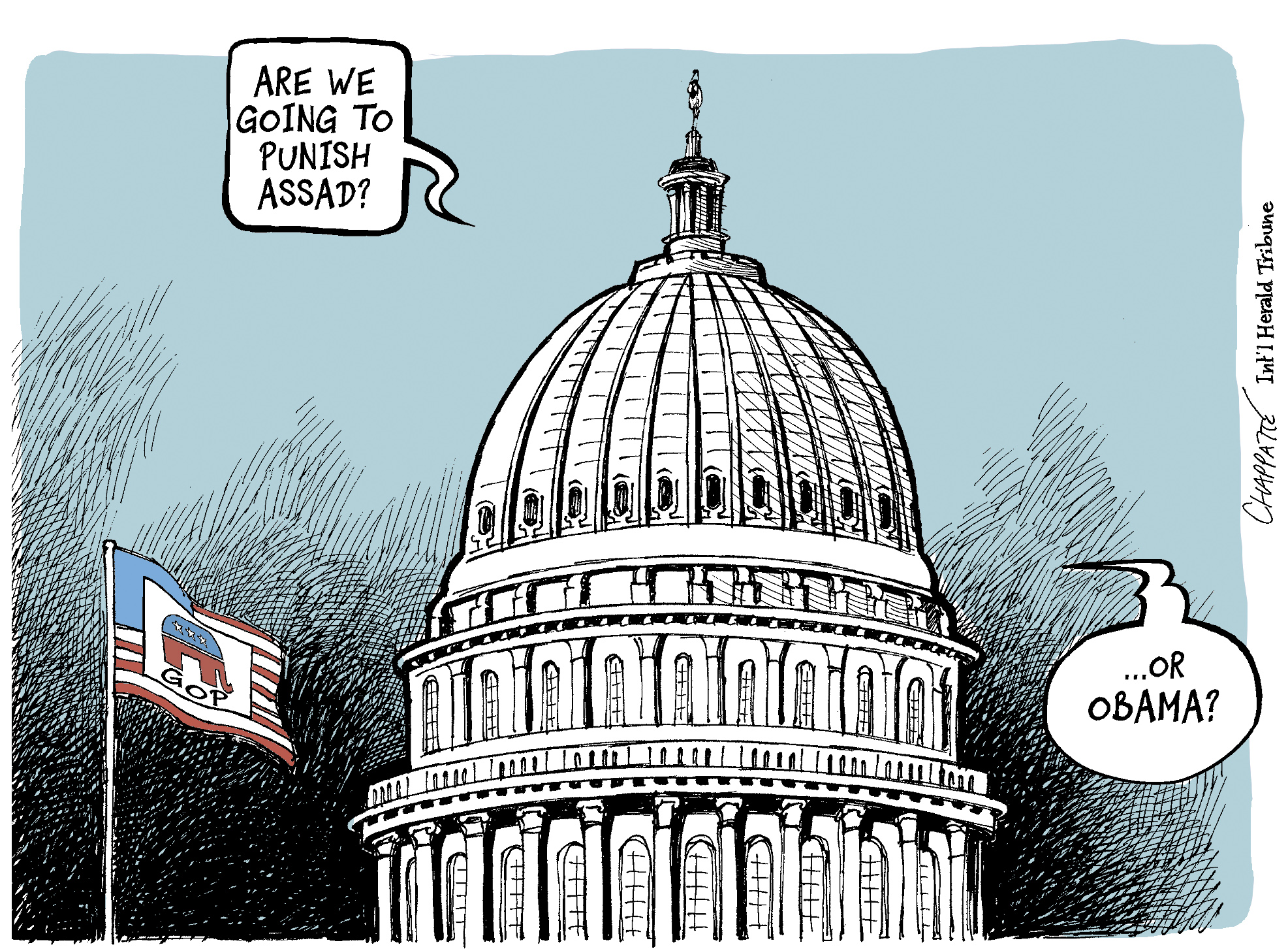 The Syria Question | Globecartoon - Political Cartoons - Patrick Chappatte