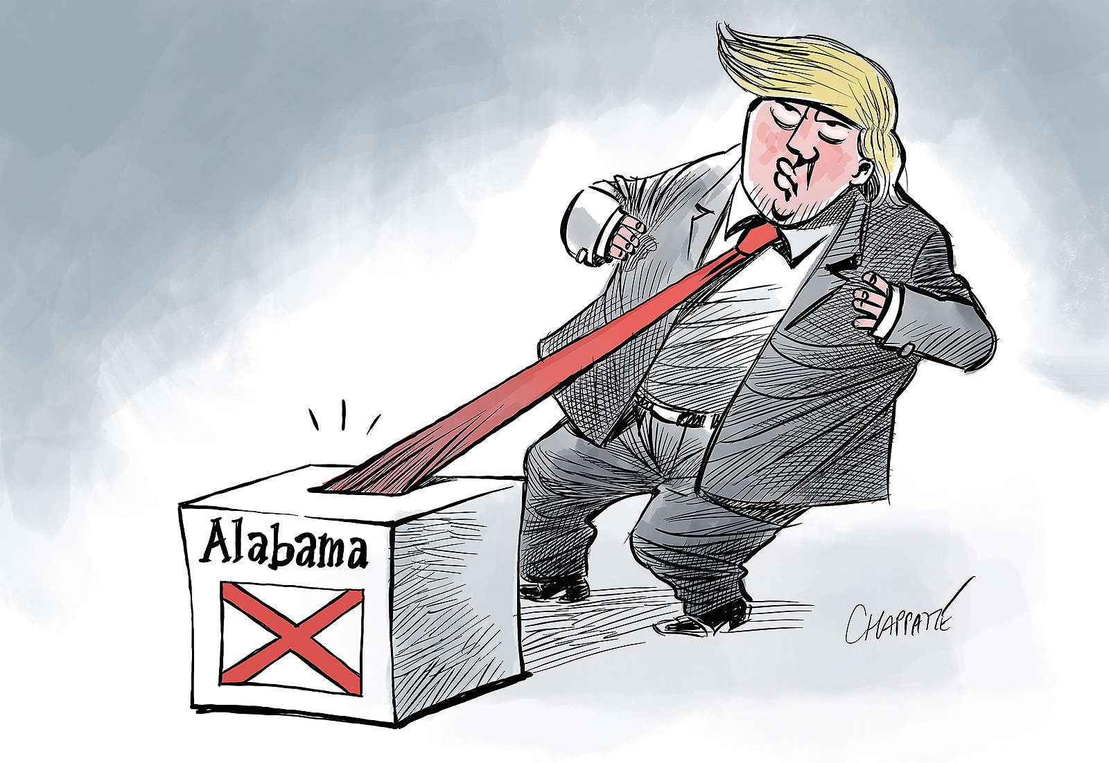 Defeat in Alabama | Globecartoon - Political Cartoons - Patrick Chappatte