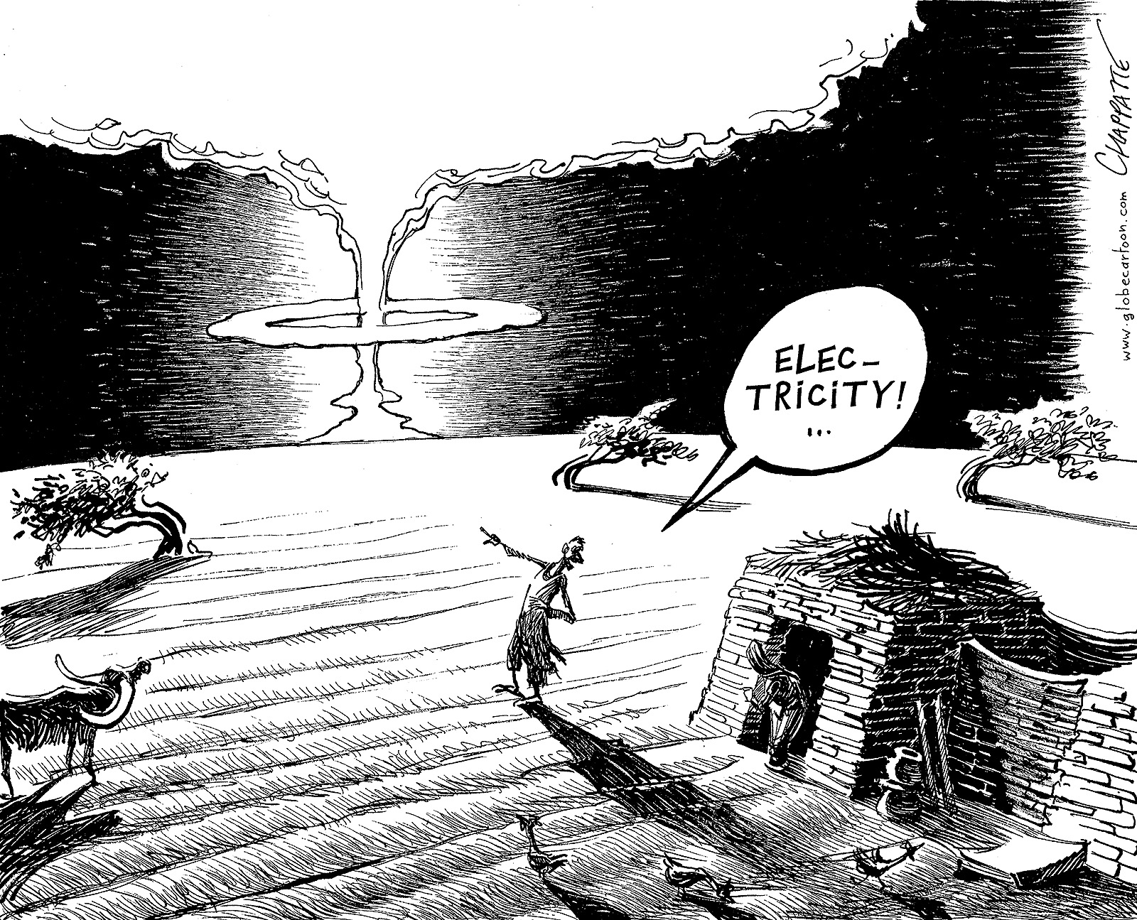 Nuclear race in the Third World | Globecartoon - Political Cartoons ...